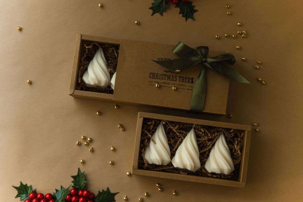 Christmas tree candle Gift box- small – R. Home Co.